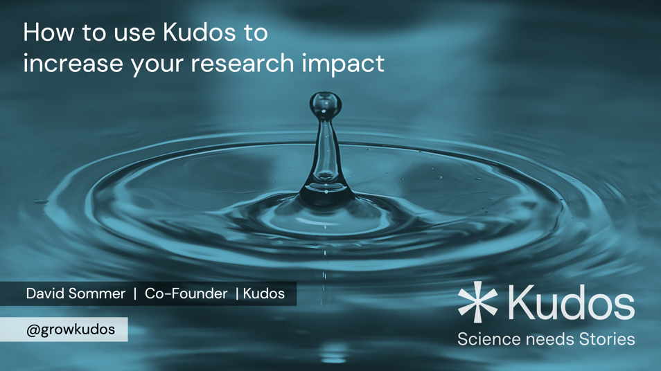 Kudos webinars - available now